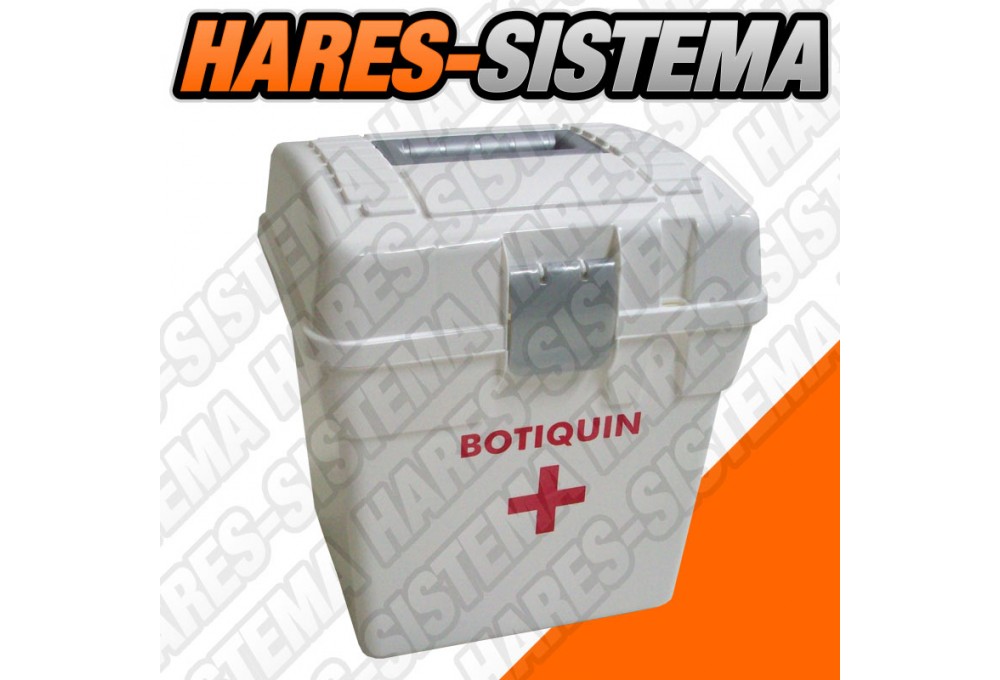 Caja Botiquin Primeros Auxilios - Sin Insumos - Hares-Sistema