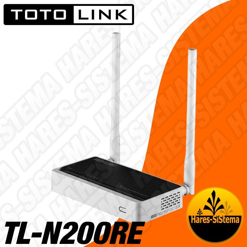 Router Inalambrico Toto Link 300Mbps N TL-N200RE - Hares-Sistema