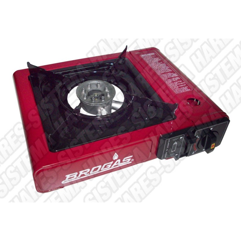 Anafe Portatil a Gas Butano Dual Brogas - Hares-Sistema