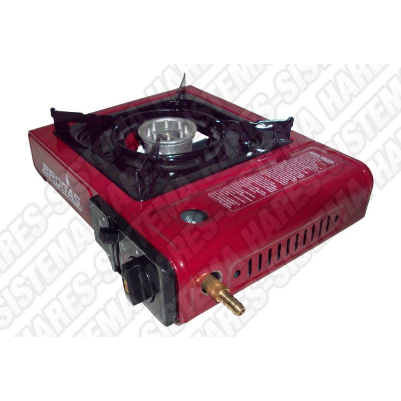Anafe Portatil a Gas Butano Dual Brogas - Hares-Sistema